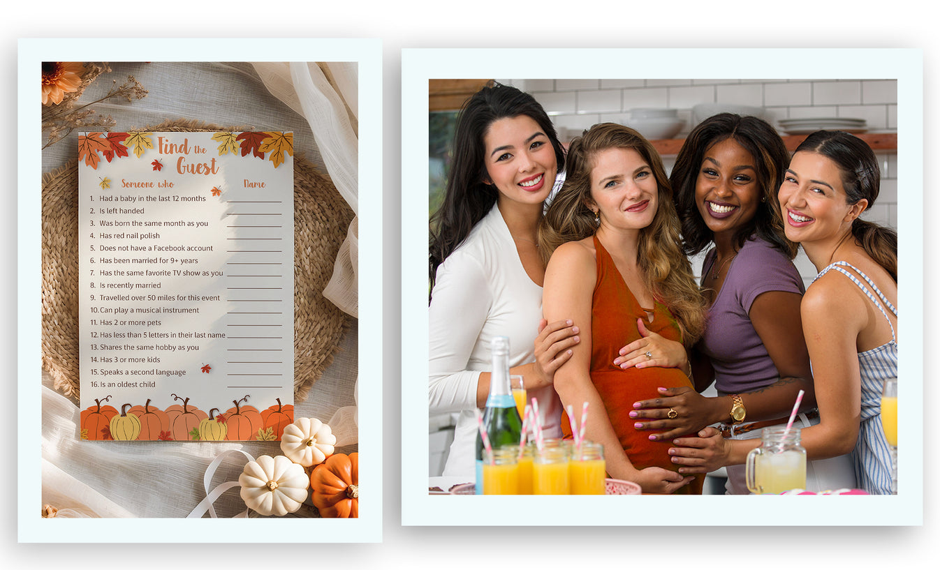 Little Pumpkin Find the Guest Game – Baby Shower (25 Pack) – Roseum ...
